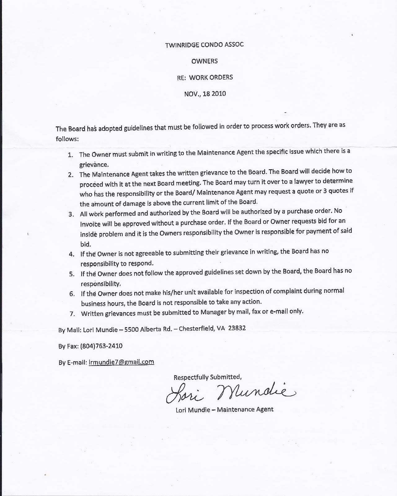Twin Ridge COA Twin Ridge Maintenance Work Orders Contacts Twin Ridge COA Twin Ridge Maintenance Work Orders Contacts