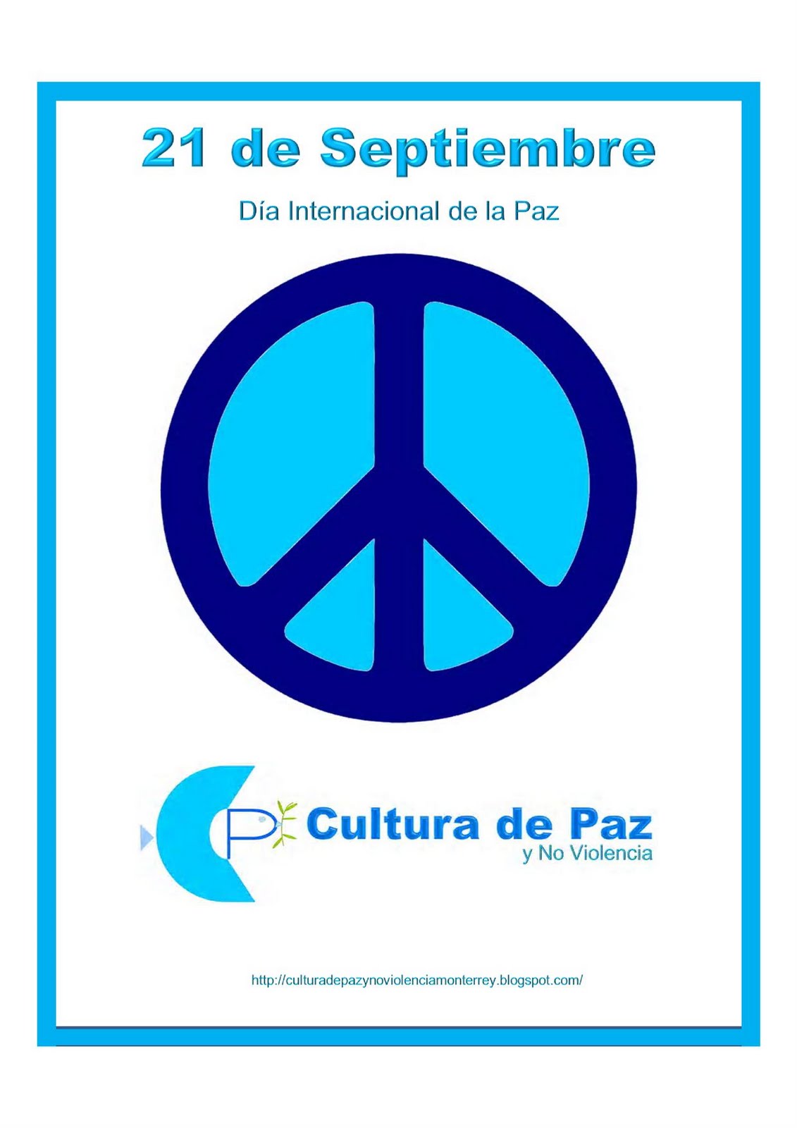 Cultura de Paz y No Violencia Monterrey: Día Internacional de la Paz
