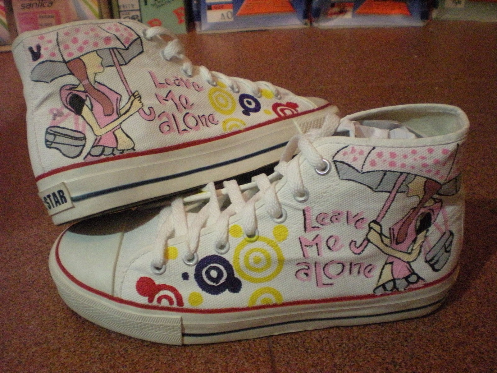 matahari art sepatu lukis