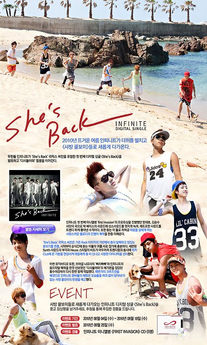 Heart Infinite: Infinite's ''She's Back'' Poster