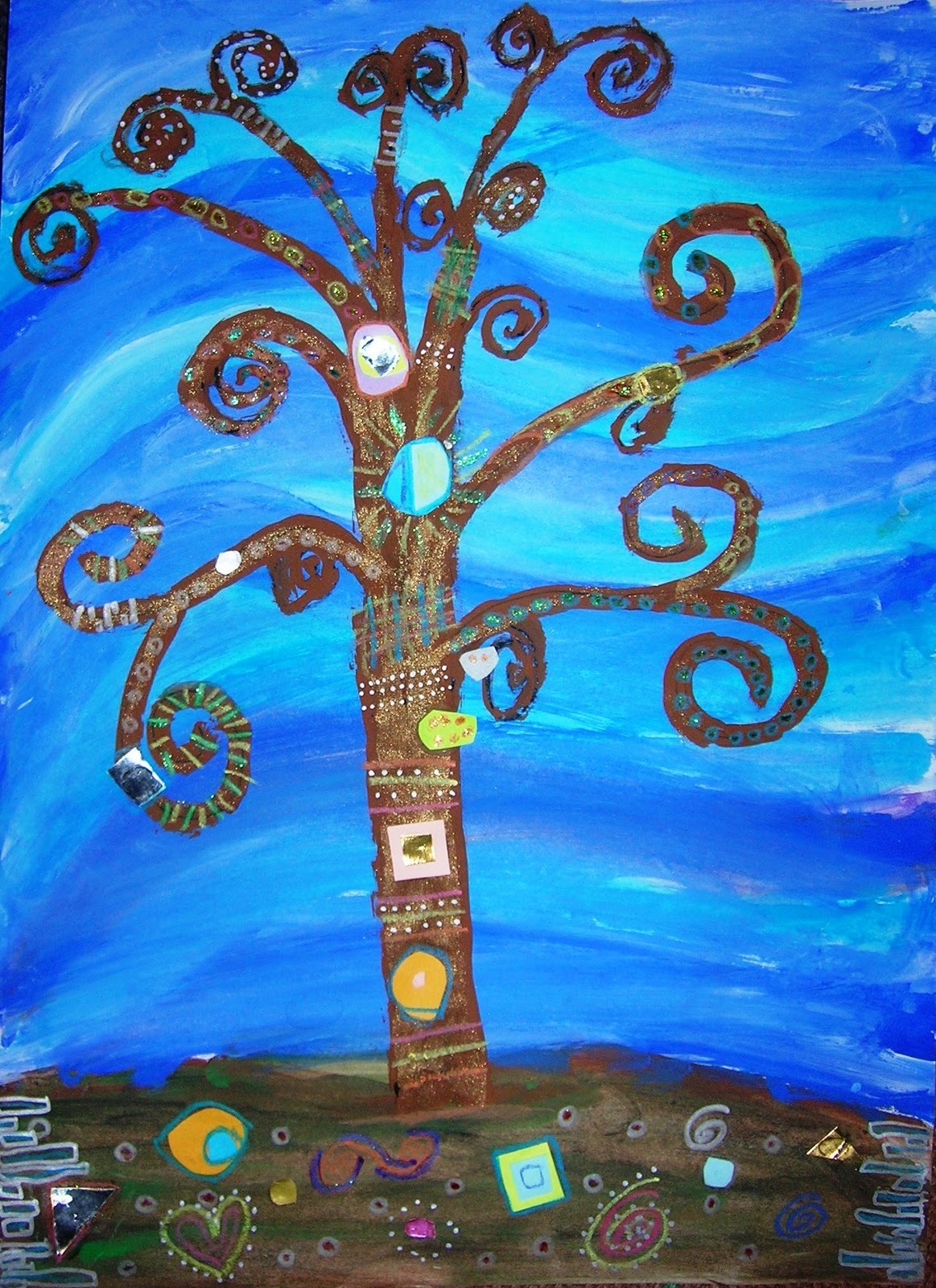 North Art Alert: Third Grade Trees