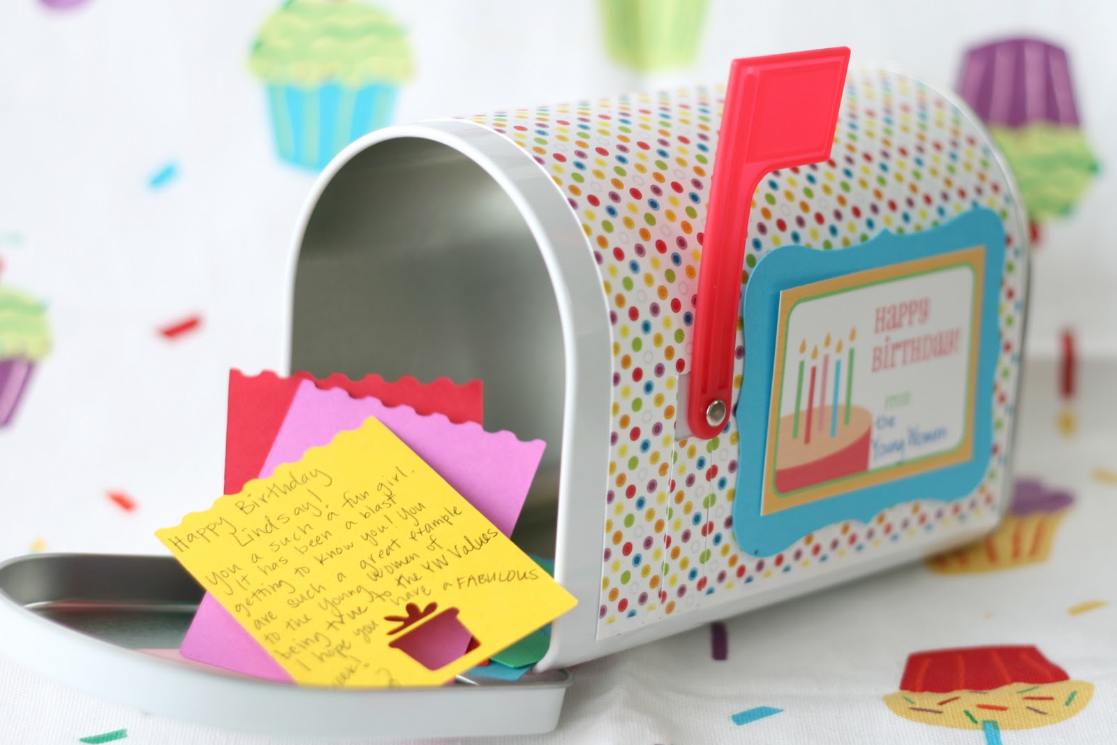 Our Scoop LDS: Birthday Mailbox