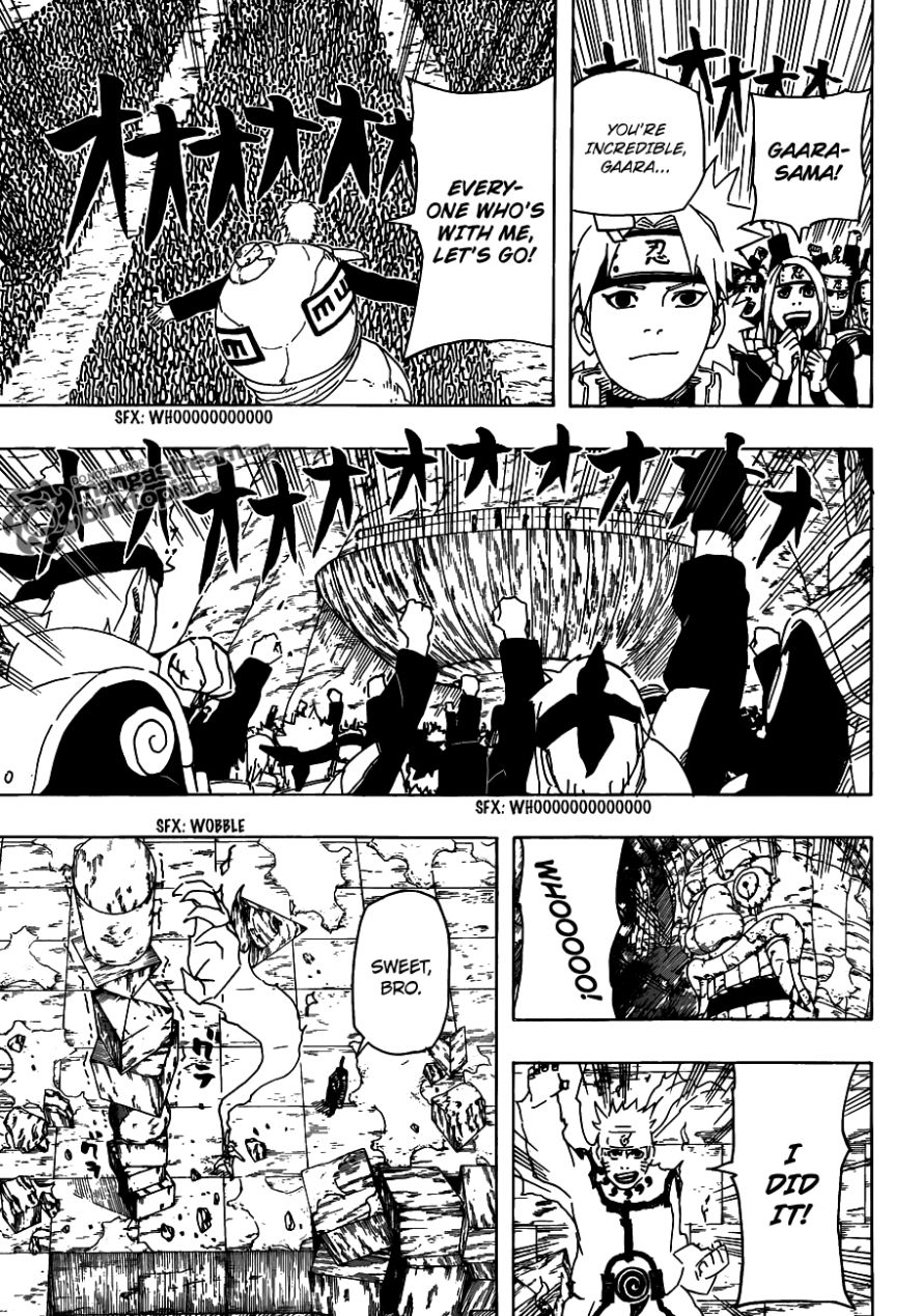 Naruto Manga 516 English Gaara s Speech ~ Blog in mantence