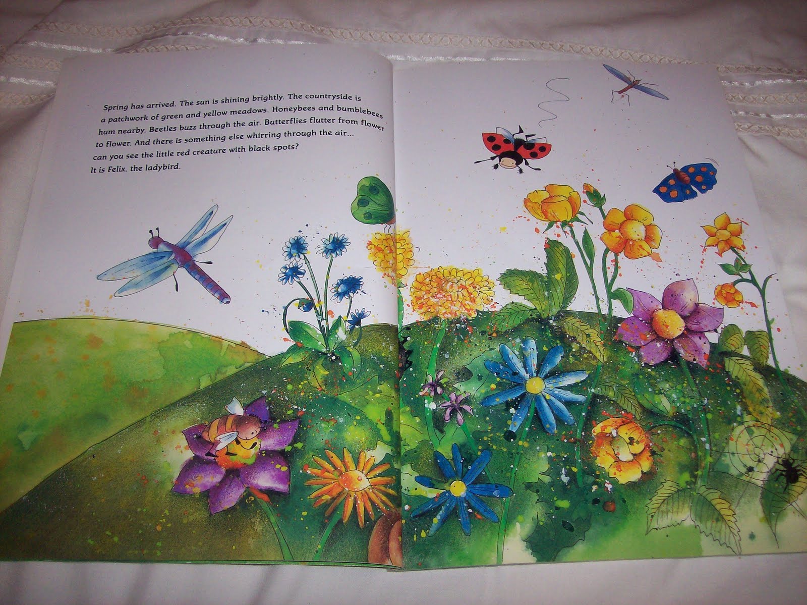 sunnydaytodaymama: Spring nature book basket and Felix and the Dandelion