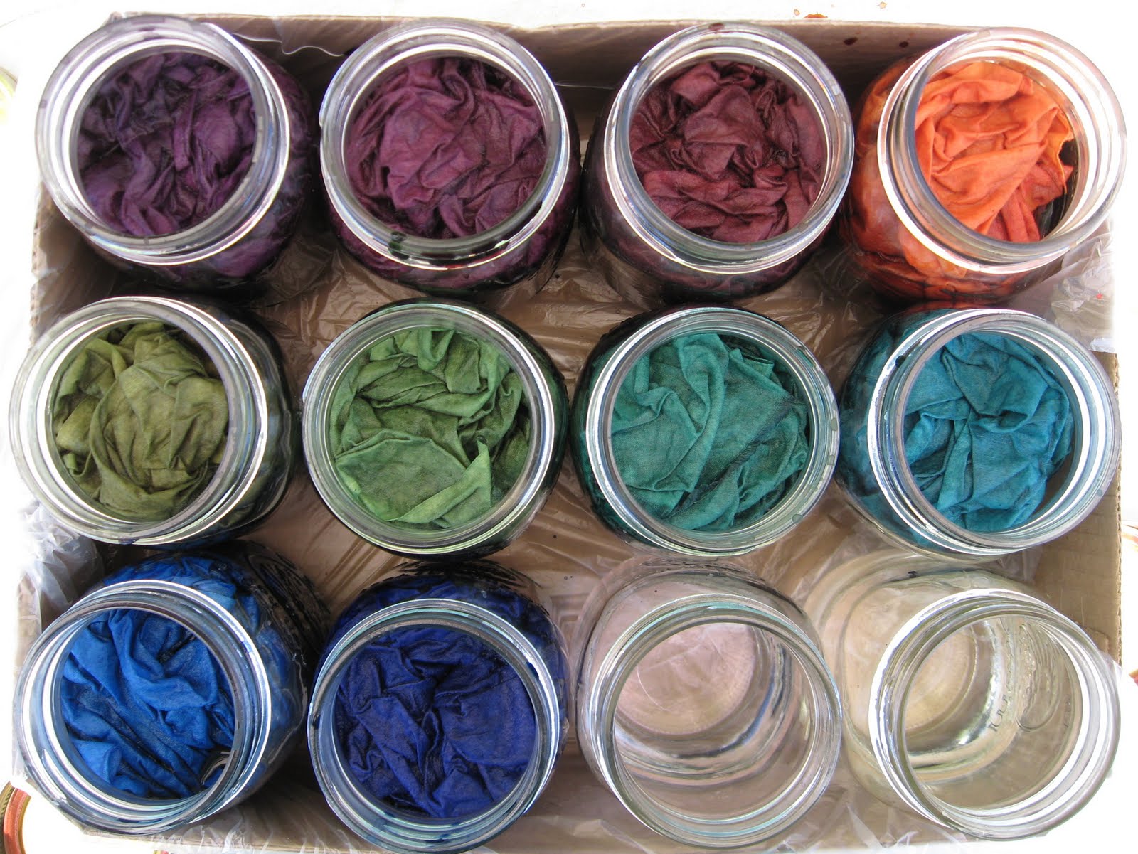 Enchanted Art: Dyeing in Jars