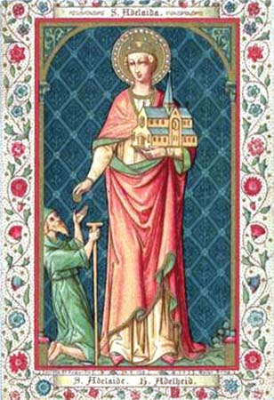 NÓS OS LEIGOS: Santa Adelaide (ou Alice), imperatriz da Alemanha