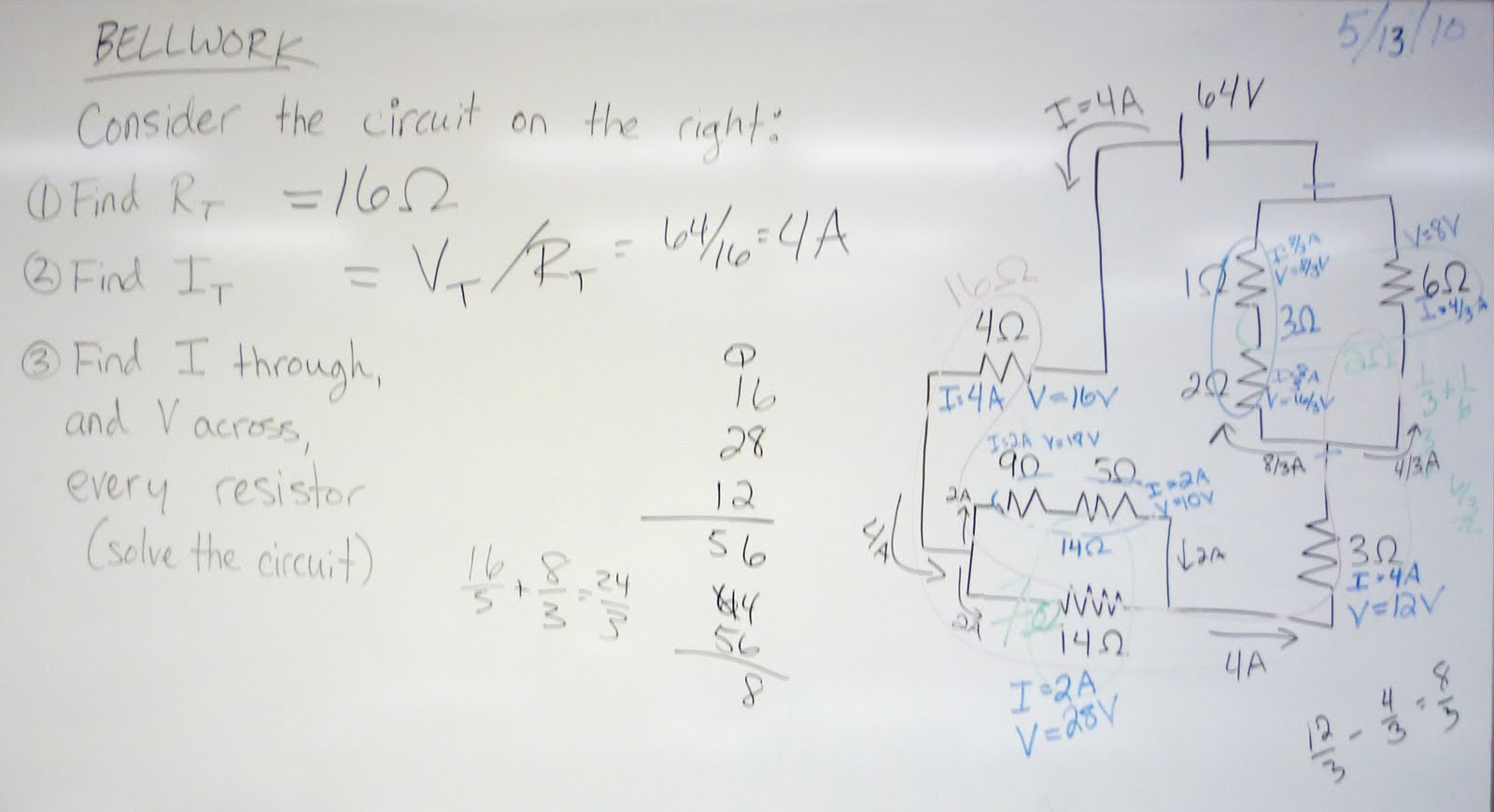 Physics at Desert View High School: Compound Circuits Practice