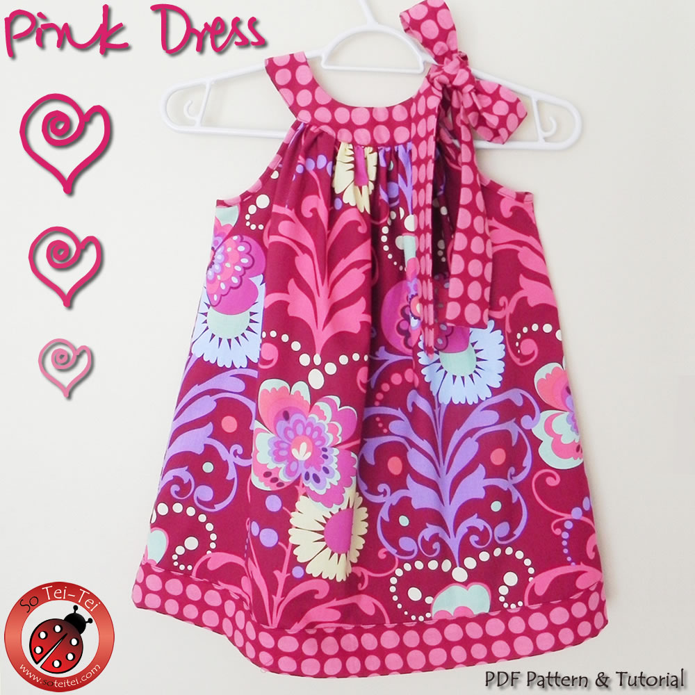 Lily Bird Studio's blog: Pink dress - Pattern