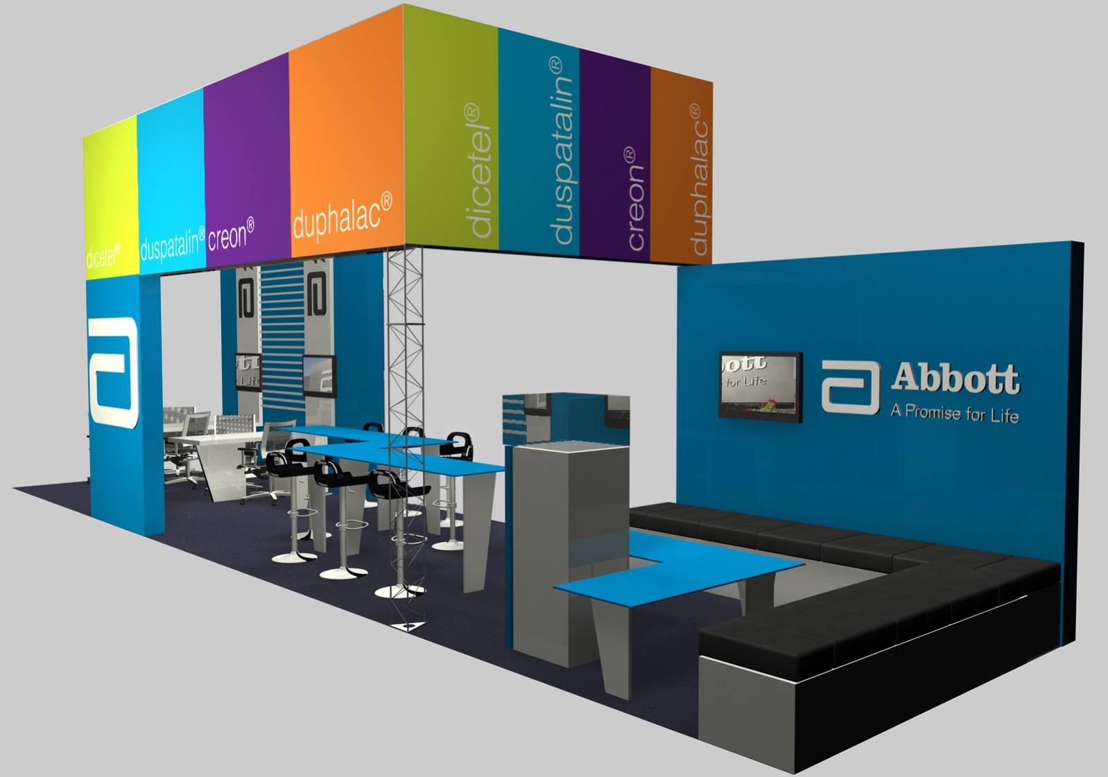 speakers DESIGNQUITO: stand abbott gastro