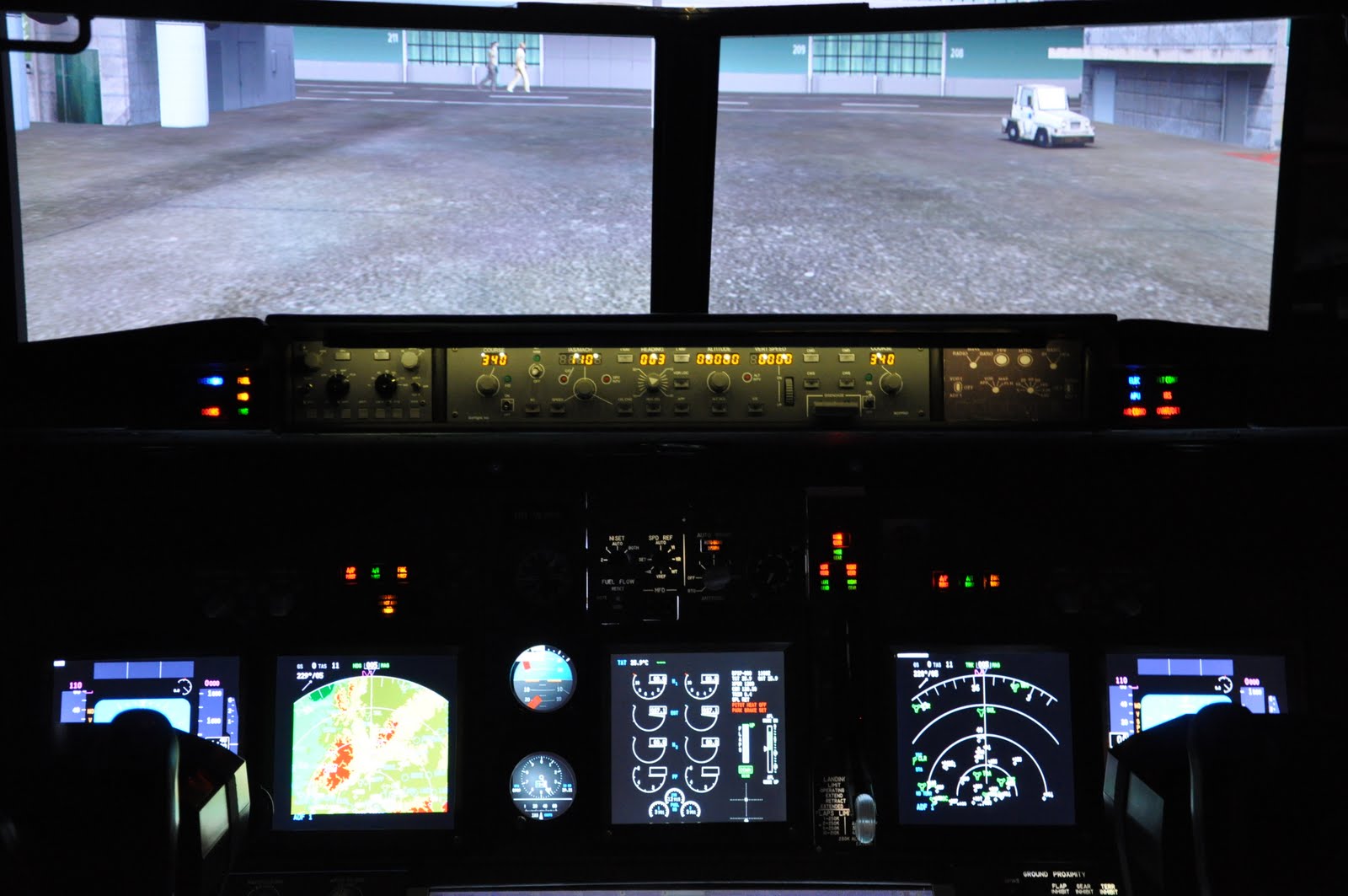 B737-800NG Homecockpit / 1:1 Scale > P3D v3.3: Cockpitshell Part II