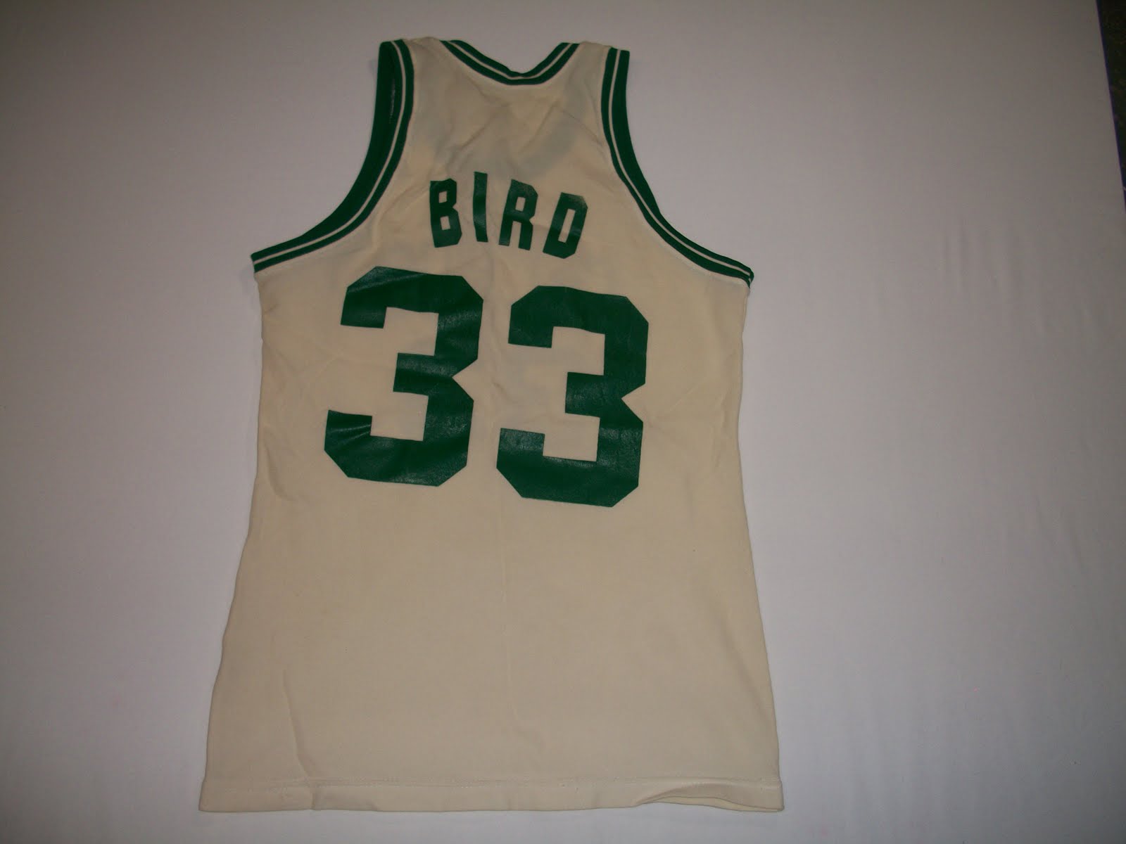 Allergic To Cubicles: Vintage Larry Bird Jersey (Sand knit?)