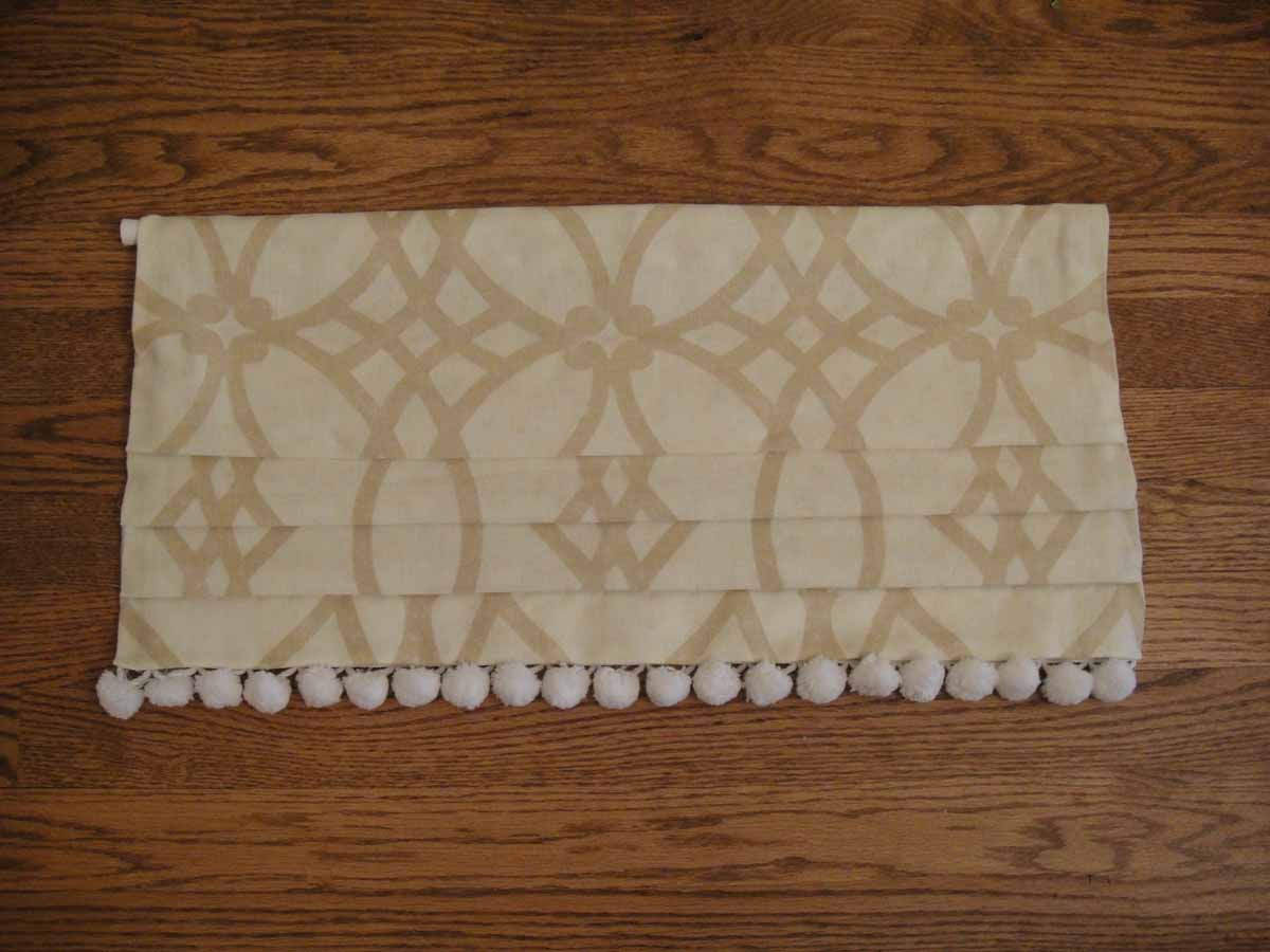 DoodleBuds: "Faux" roman shades