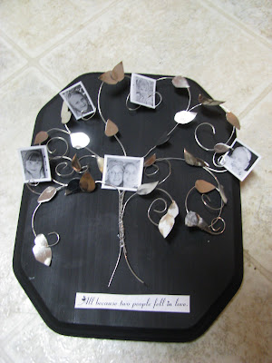 Princess Pie and Prince Sugar Foot Crafts: Wire Family Tree Tuorial