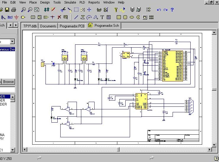 LABO2 2010: [TP1] Fotos SCHEMATIC/PCB Programador