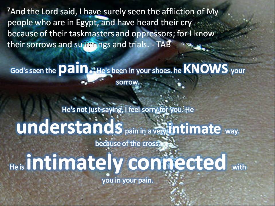 The Thoughtful Bible: he cares! - exodus 3:7