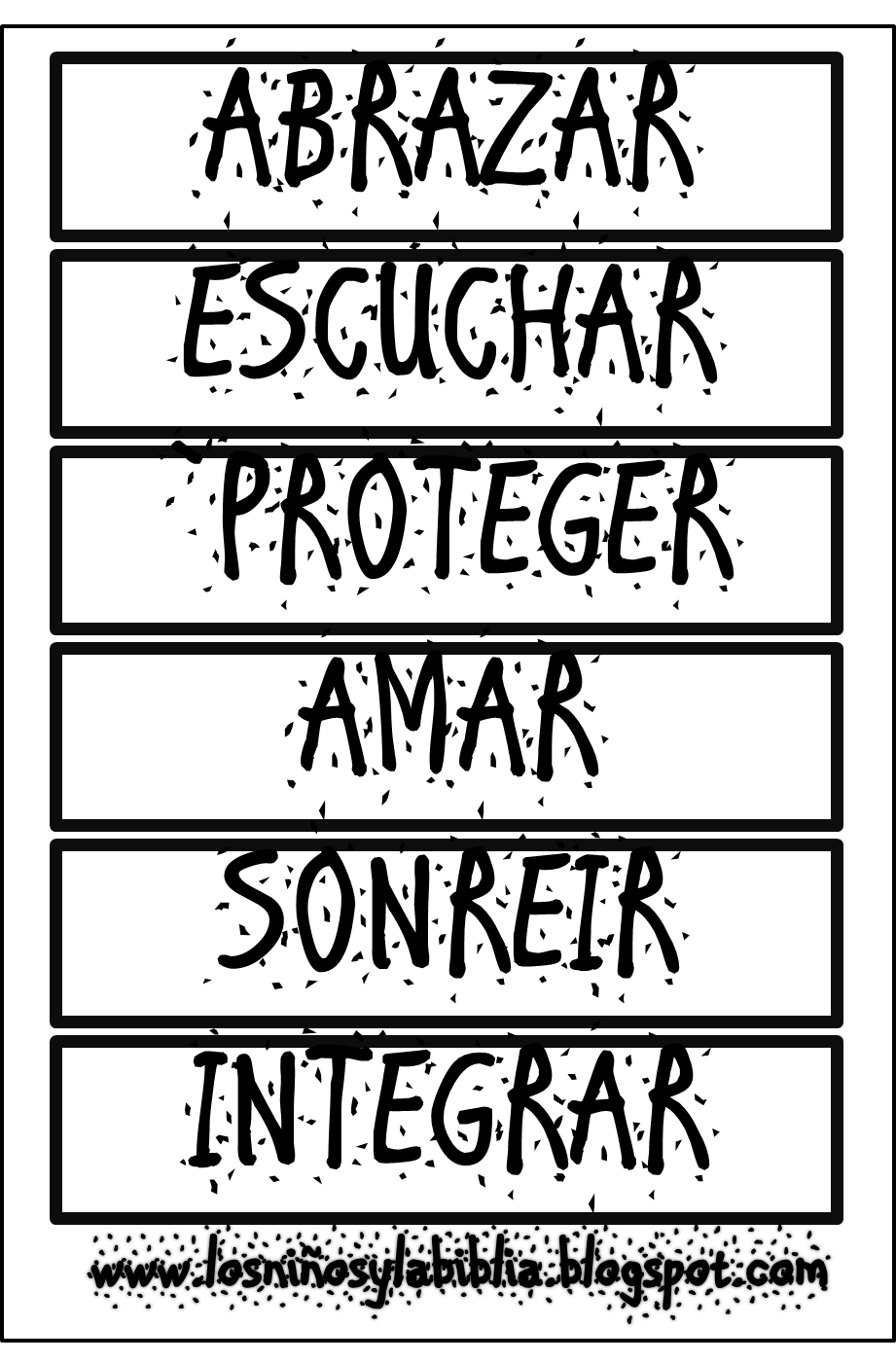 Los niños y la Biblia: Campaña: "Ama a tu Prójimo" Por el buen trato ...