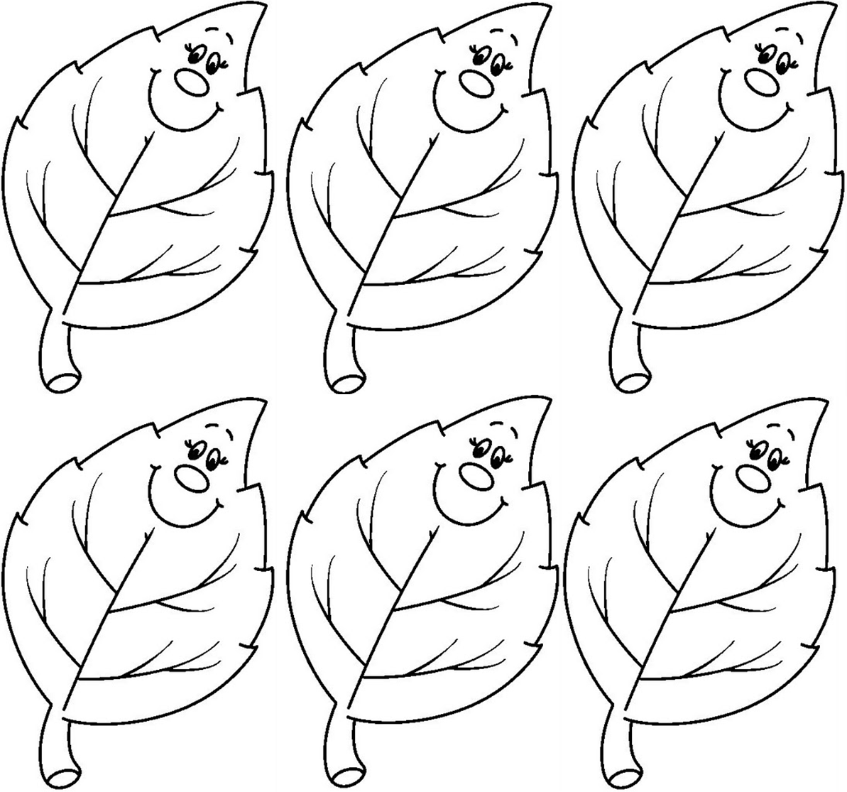 Moldes de hojas para imprimir - Imagui