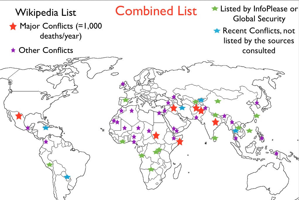 The Global Geography of Armed Conflict - GeoCurrents