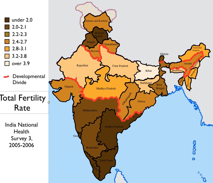 India’s Demographic Divide - GeoCurrents
