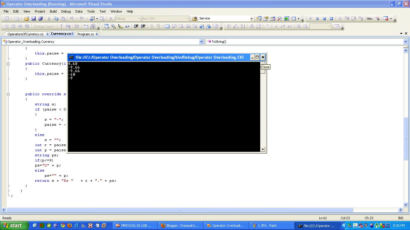 Champak's Blog: A Program that illustrates basics of Operator ...