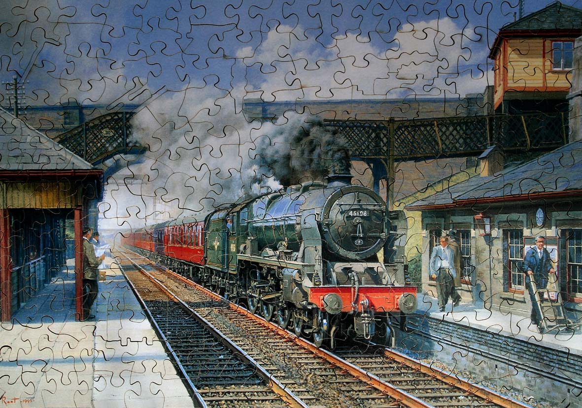 STEAM TRAINS AND JIGSAW PUZZLES: Wentworth, Chad Valley and Good Companion