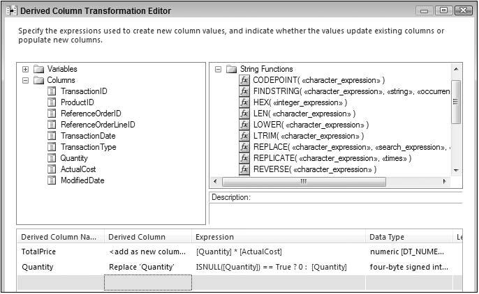 My BI Stuff: Derived Column (SSIS)