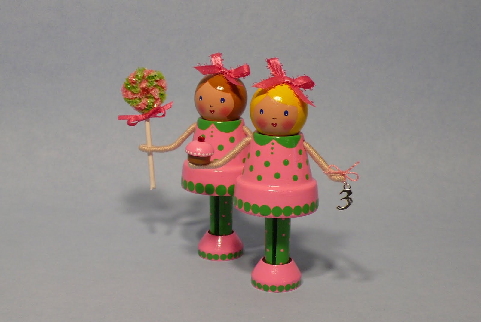 Creating from the Heart: NEW Clothespin/Clay Pot Dolls