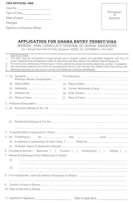 Administrative Support: How to apply for Ghana Visa