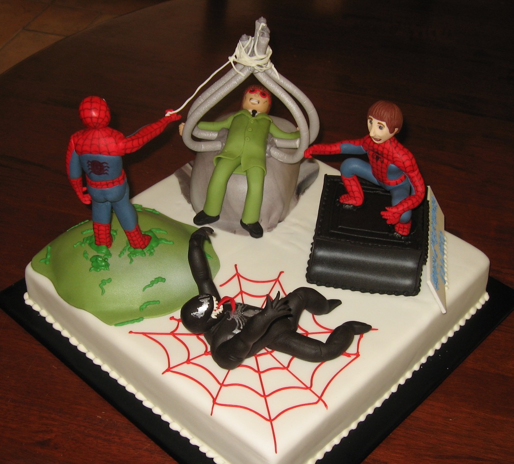 Let Them Eat Cake: Spidermen with Dr. Octopus & Venom