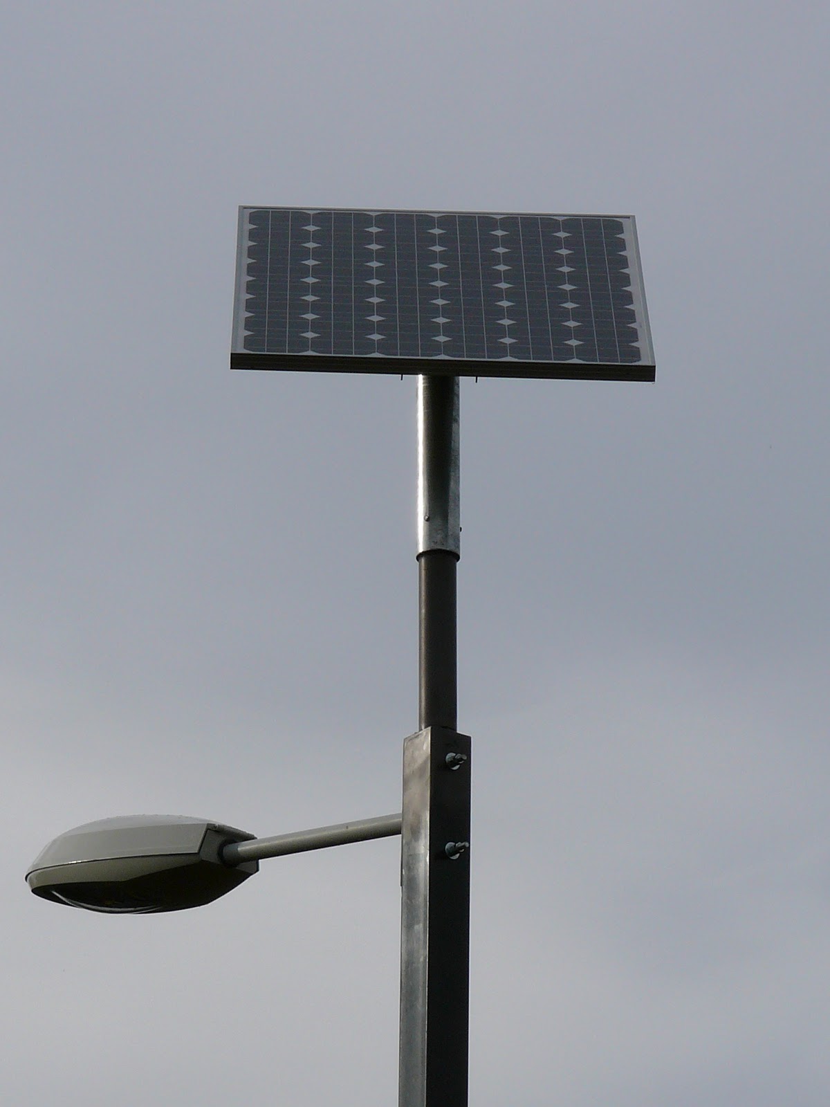 green energy initiatives llc: Installed Solar Street Light for Playground