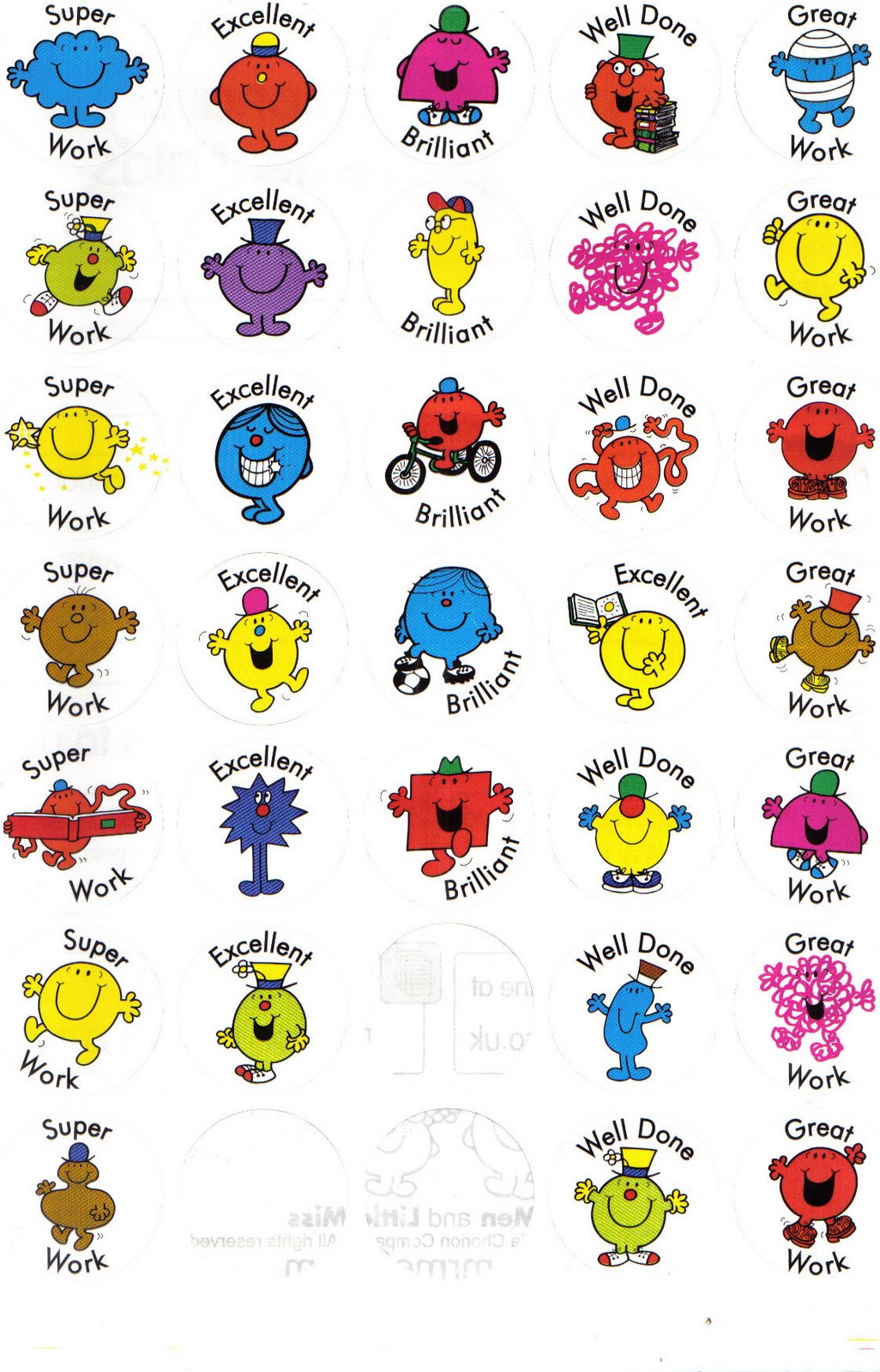 Easy peasy lemon squeezy: Mr.Men rewards