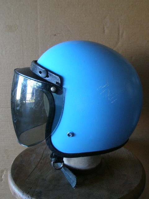 Vintage Motorcycle Helmets, Art, Minerals And Anything Else: Old Blue ...