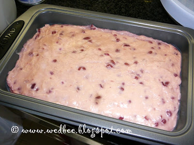 Buzz in the kitchen - Mummy B in action: Coconut Red Bean Pudding 椰汁紅豆糕