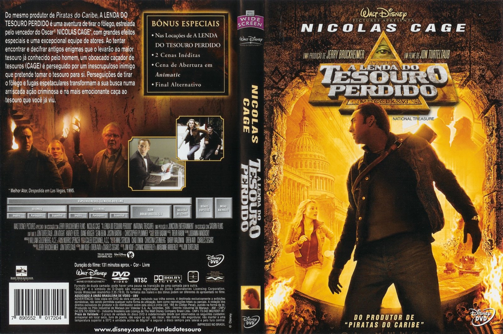 Capas De Filmes: A Lenda do Tesouro Perdido 1 e 2