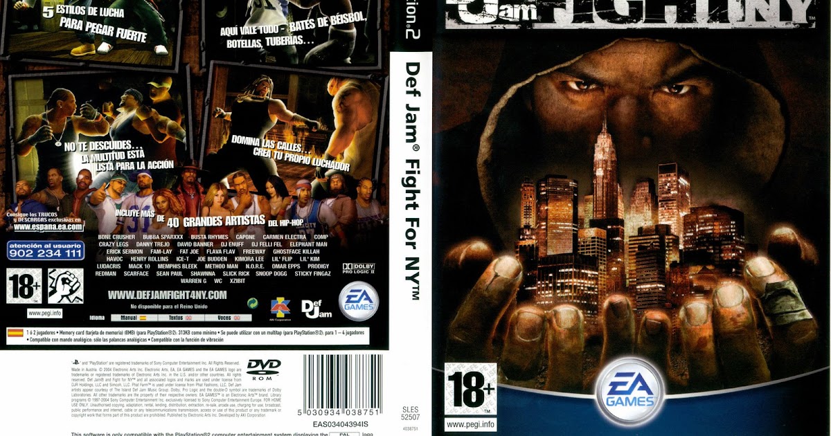 Capas De Filmes: Def Jam - Fight For Ny (Pedido)