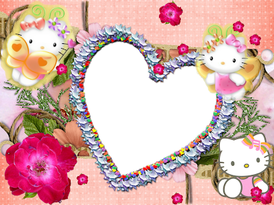 Marco para fotos + Hello Kitty - Imagui