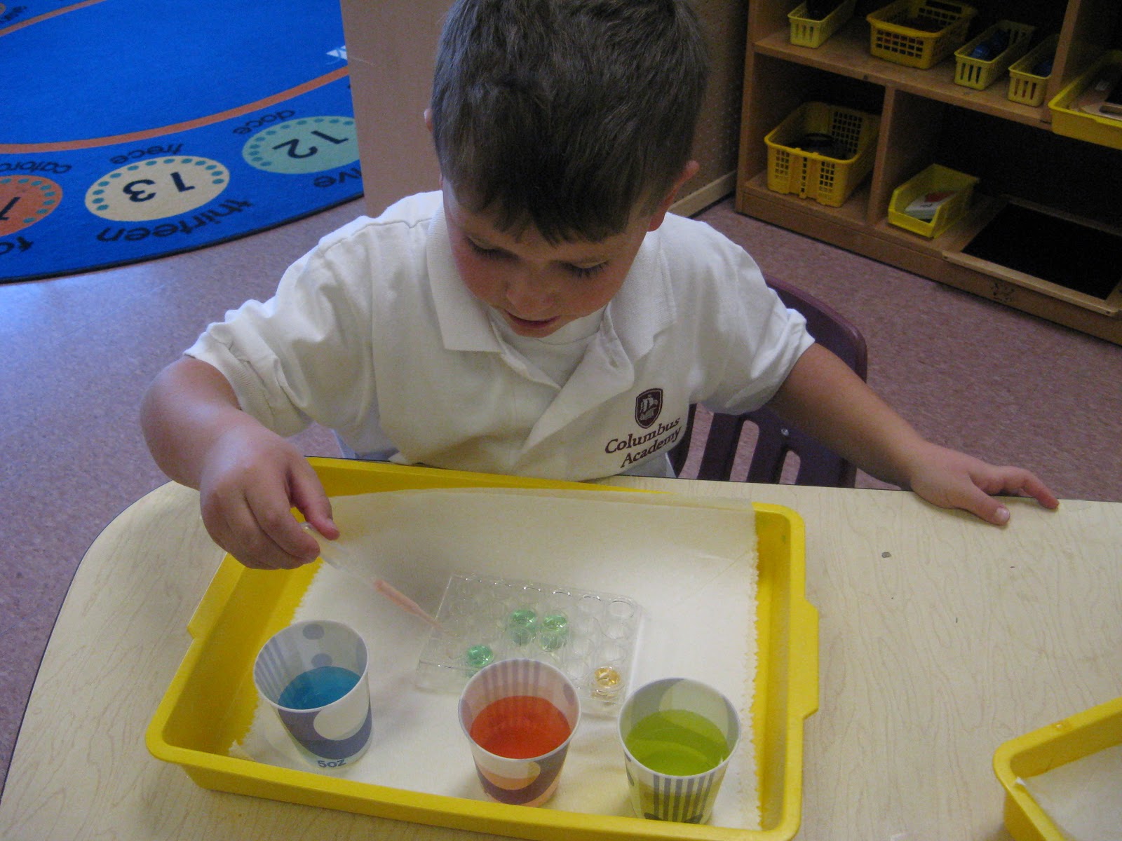 NEWS FROM THE PRE-K "A" PAD: Color Mixing