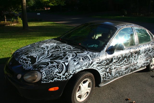 CAR MODIFICATIONS: Sharpie Art Car