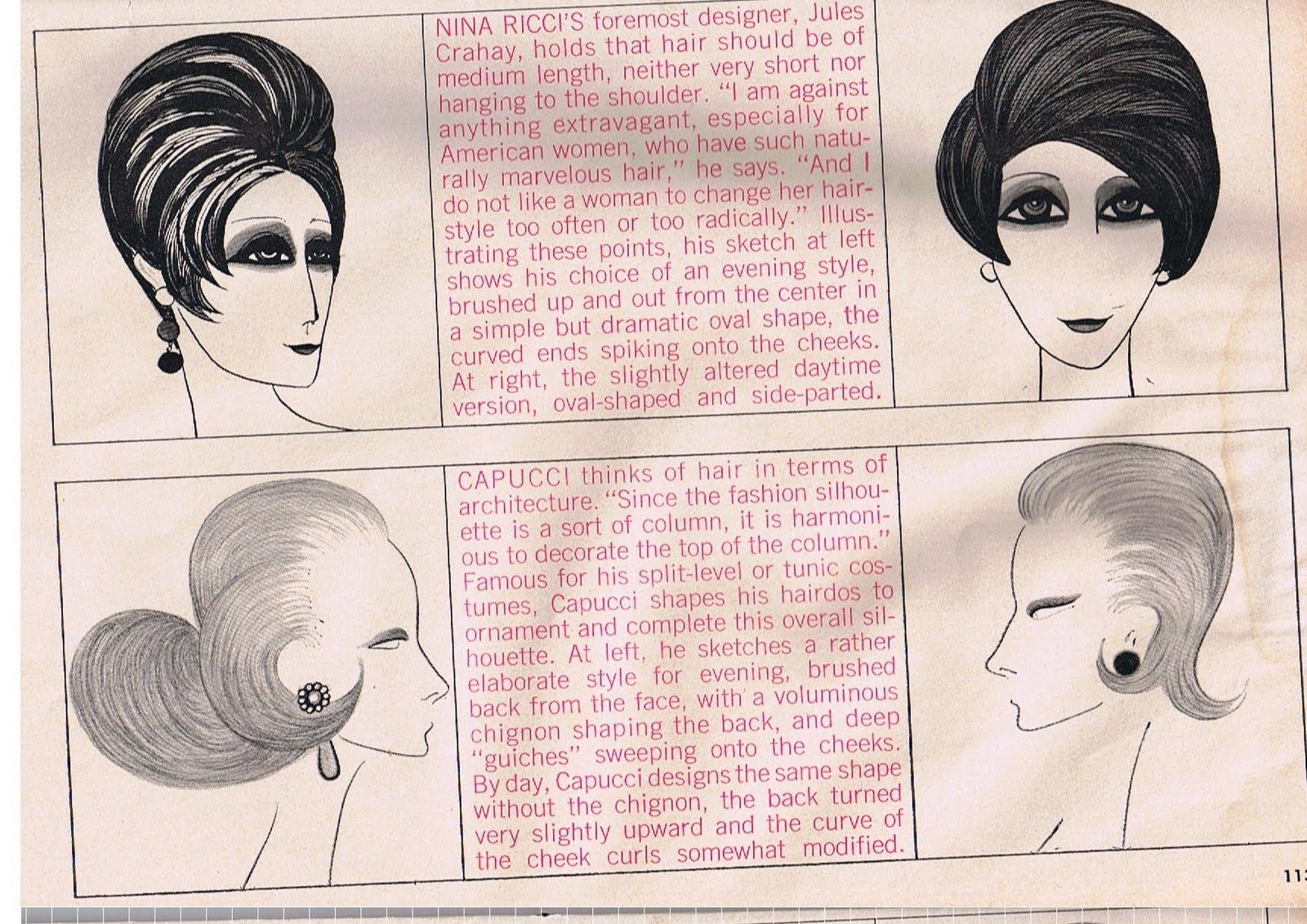 Flannery Crane Vintage Fashion: Magazine: McCall's September 1963: Hair ...