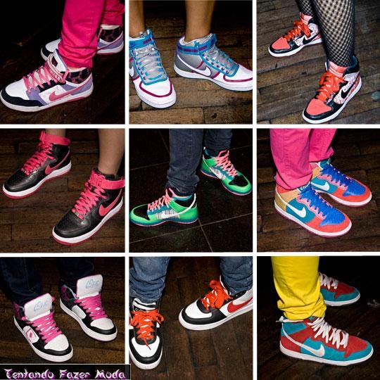 Tentando Fazer Moda: Tênis Colorido