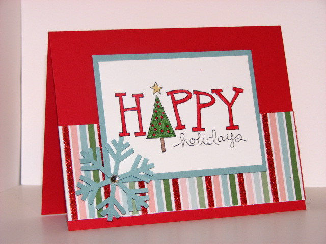 Always Playing with Paper: Christmas Card Class #1 and Sneak Peak