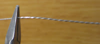 Marika's handcrafted jewellery: Using a pin vise to make twisted wire