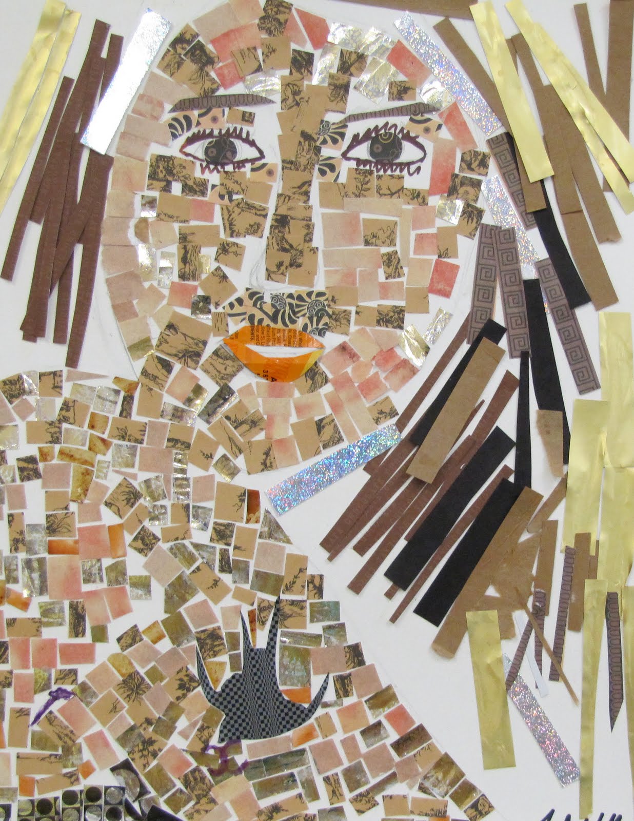 Dawn Hartigan Painting Dailies: Garbage Collage