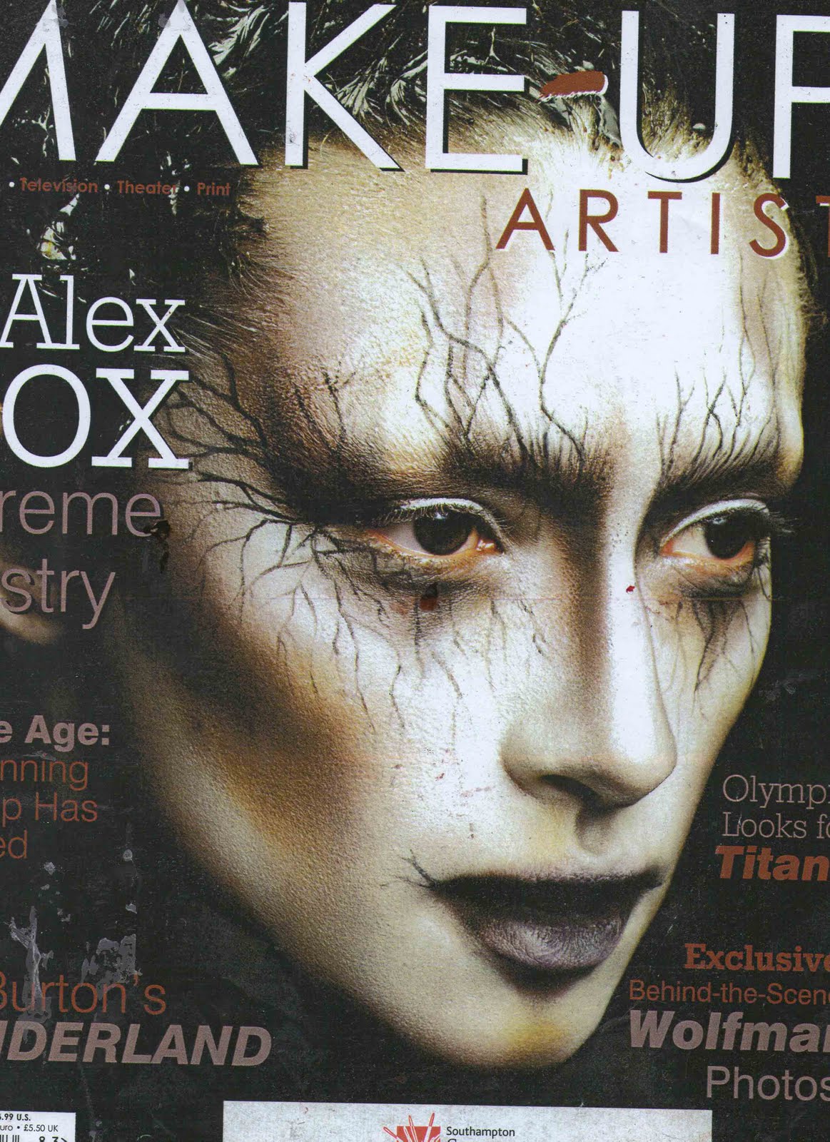 Hayley Gittins: Alex Box - inspiration from Make Up Artist Magazine