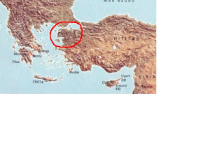 Rosaura a las dos: Ubicación de Troya.