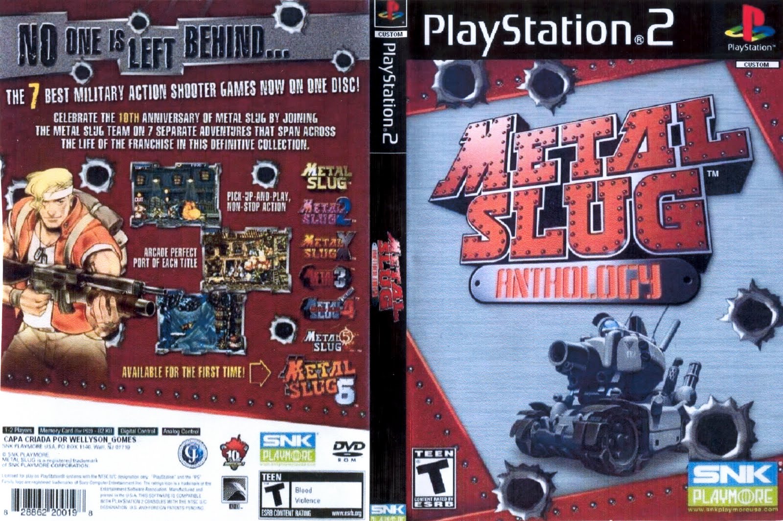 PS2: Metal Slug: Anthology