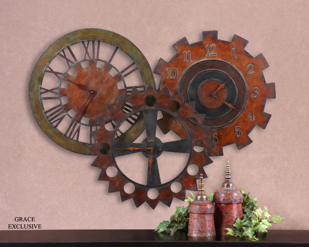 Expressions of Time - ClockShops.com : Decorative Wall Clock Collage