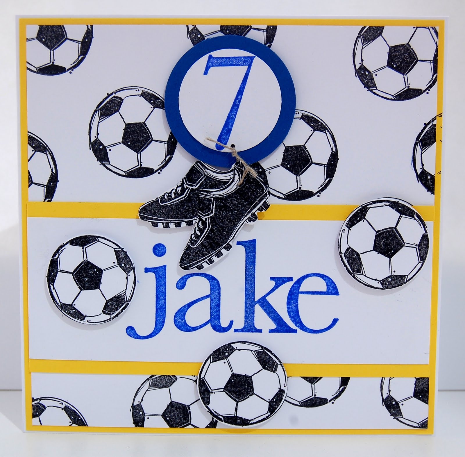 Jake's birthday card - The Paper Haven