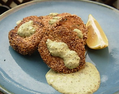 From Kirsten's Kitchen to Yours: Crab Tater Tots with Coriander Mayonnaise