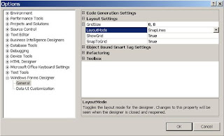 Man Developer: Visual Studio: Turn off snap lines